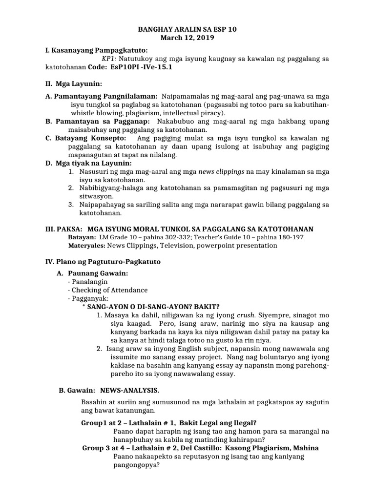 LP Cot3 | PDF