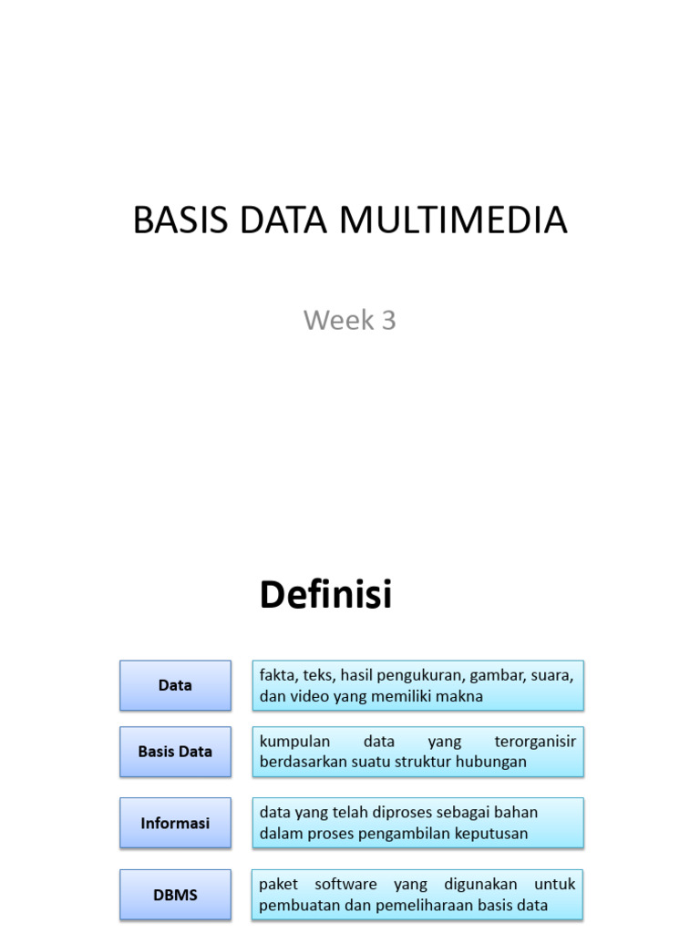 3 - Komponen Basis Data | PDF