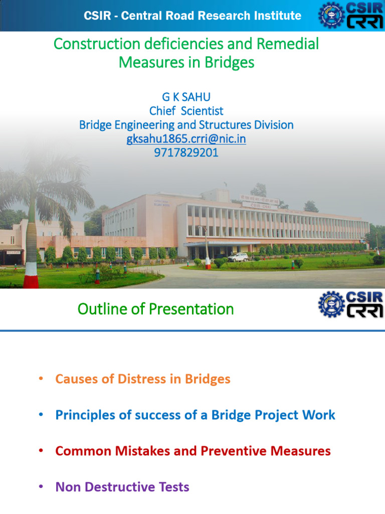 Bridge Construction Deficiencies & Solutions | PDF | Concrete | Ultrasound