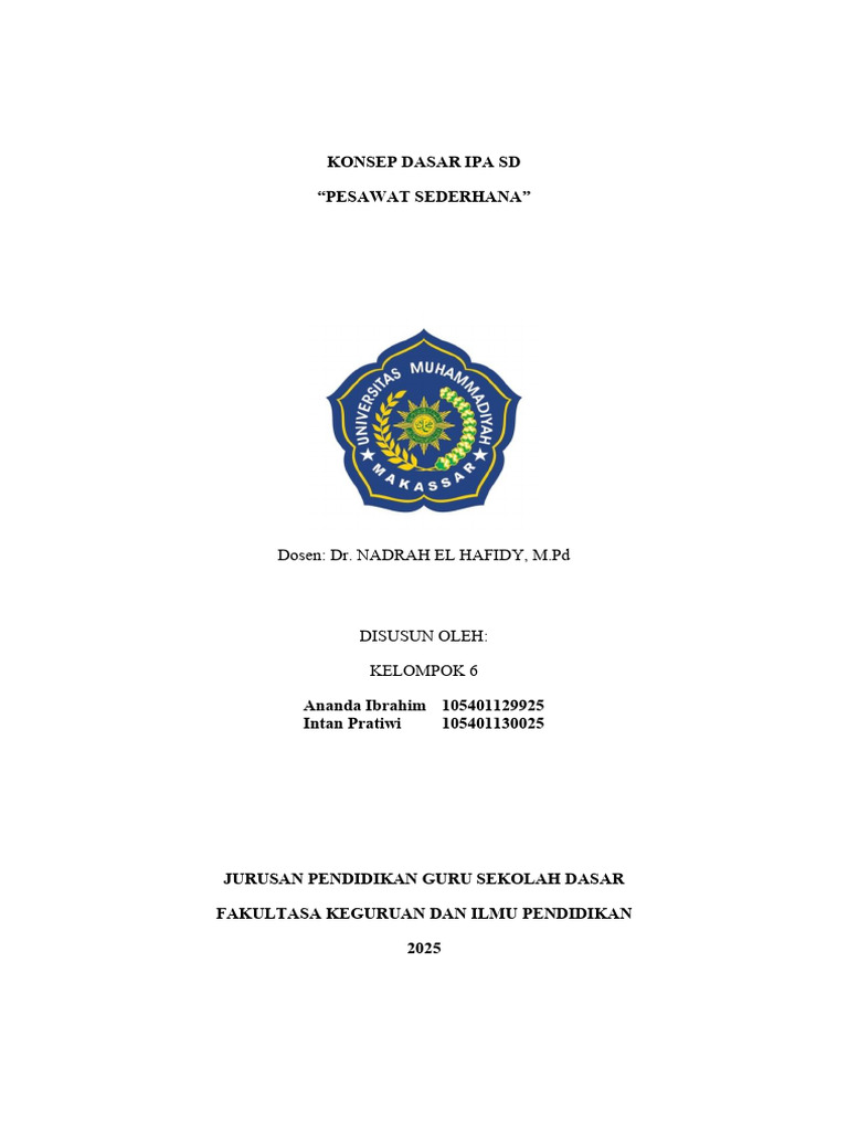 Kosep Dasar IPA Ananda Ibrahim | PDF