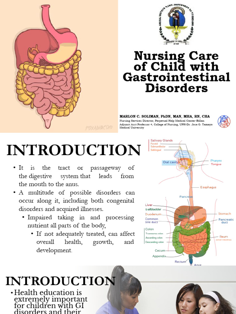 Nursing Care of A Child With Gastrointestinal Disorder | PDF ...