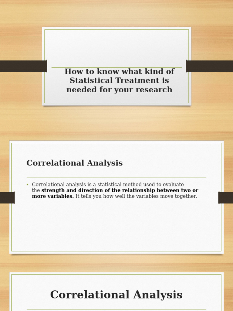 How To Know What Kind of Statistical Treatment | PDF | Student's T Test ...