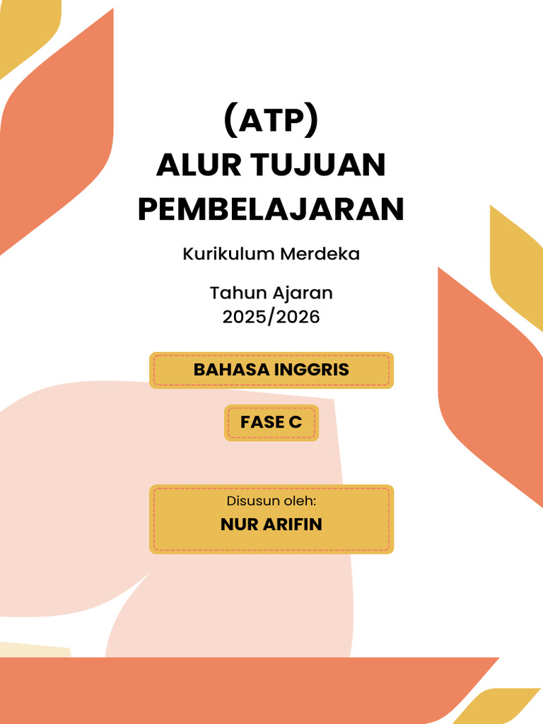 Cover Ma, Atp, CP, Prota, KKTP | PDF