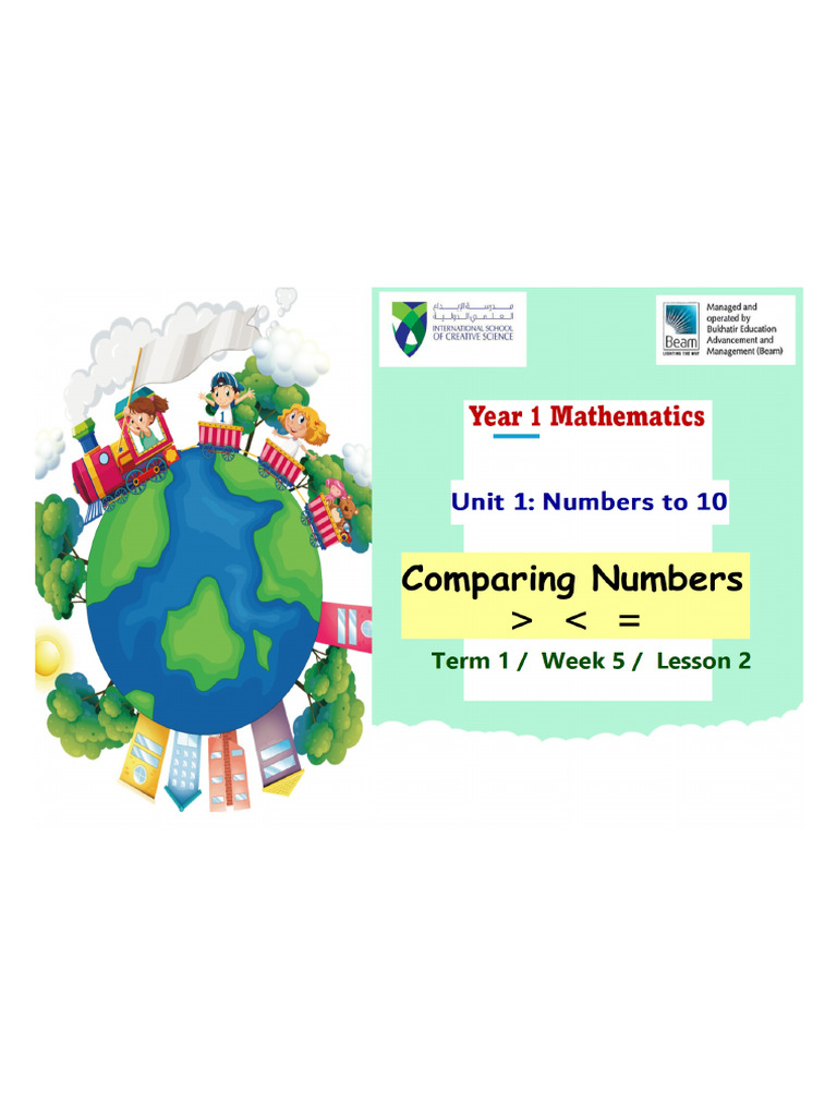 1.5 Lesson 2 Comparing Numbers | PDF