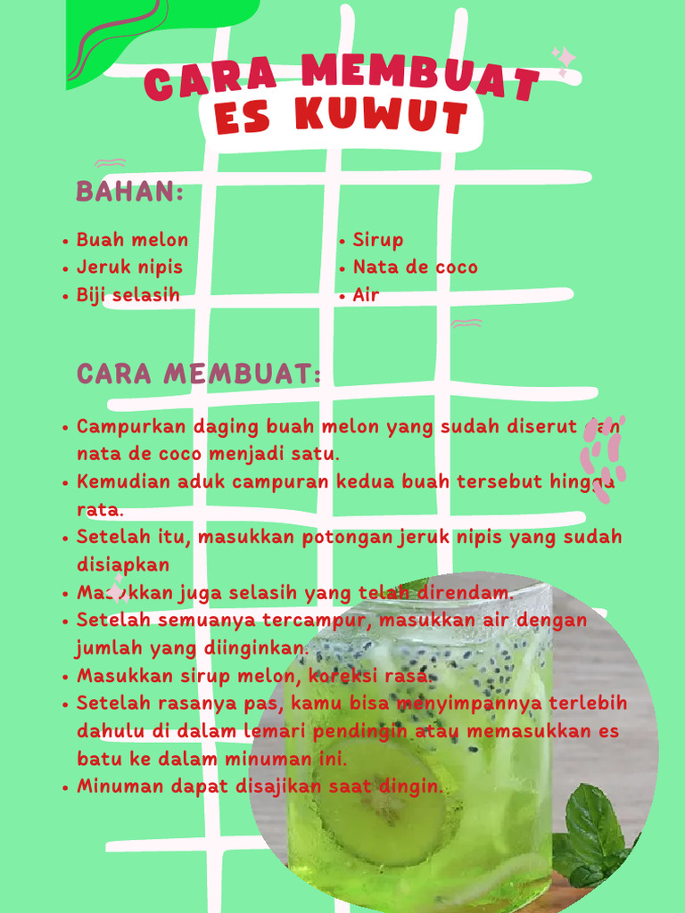 Resep Es Kuwut | PDF