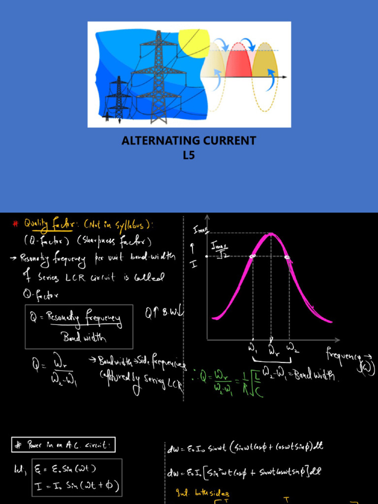 Alternating Current 5 | PDF