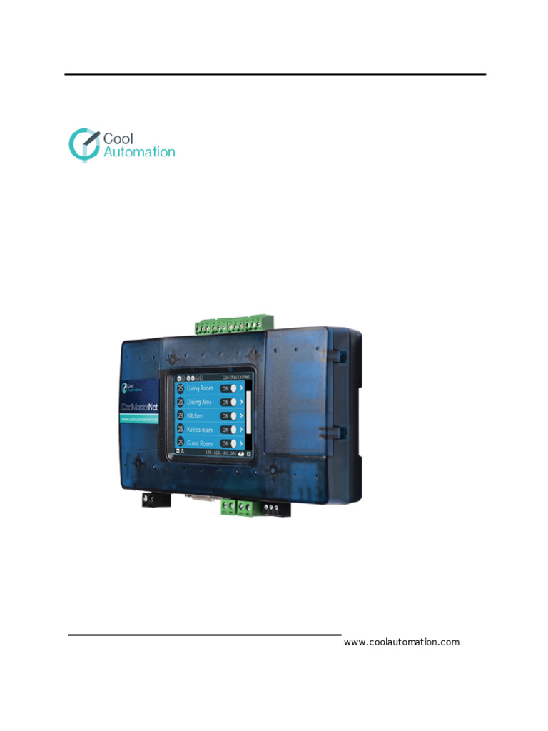 Manual CoolMasterNet PRM v0.9 | PDF | Internet Protocols | Network ...