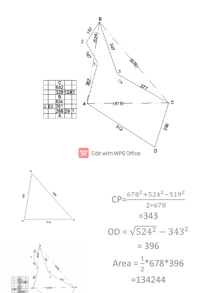 Area Calculation | PDF
