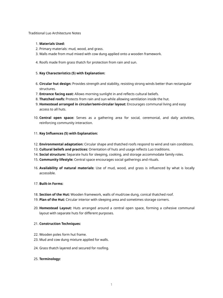 Luo Architecture Notes | PDF
