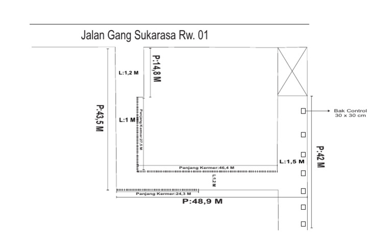 Denah Jalan RW 01 | PDF