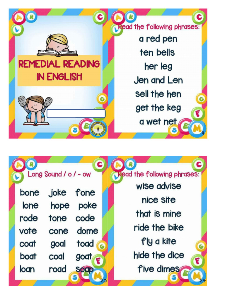 Remedial Reading | PDF