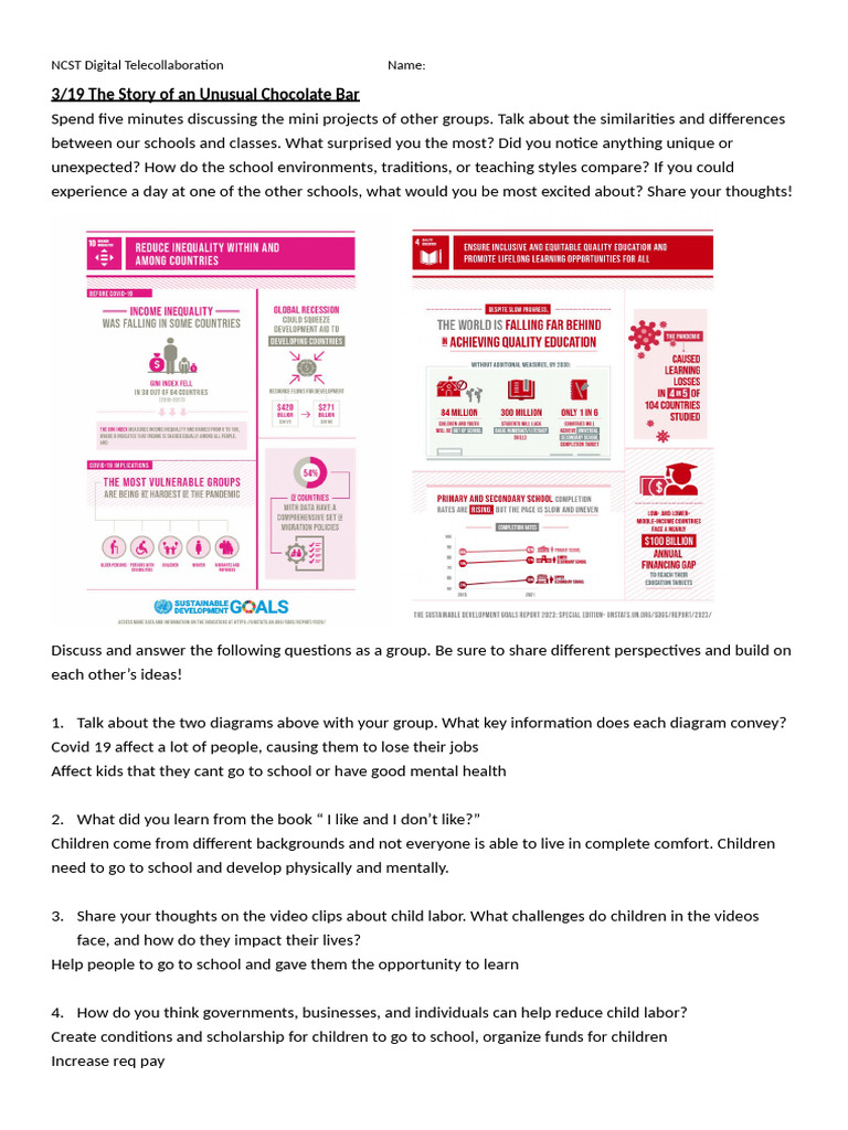 Topic 1 Worksheet | PDF
