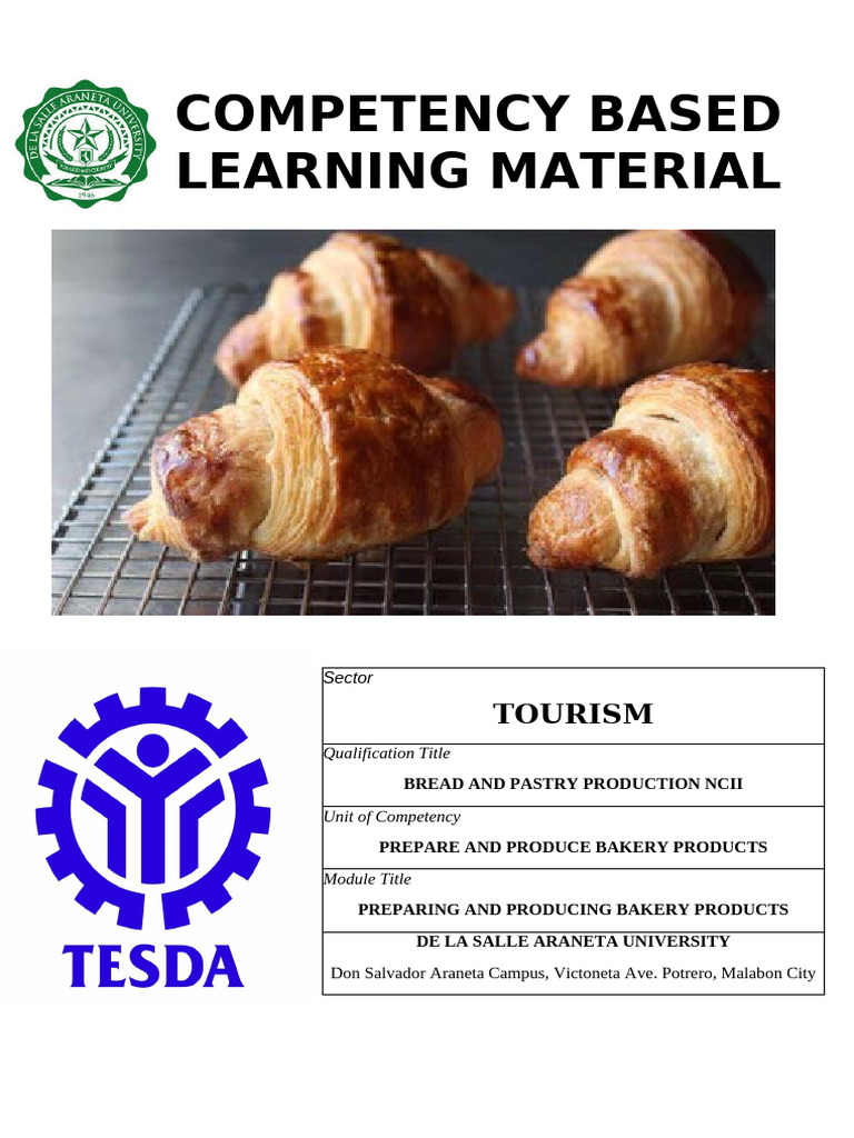 Competency Based Learning Material | PDF | Flour | Breads
