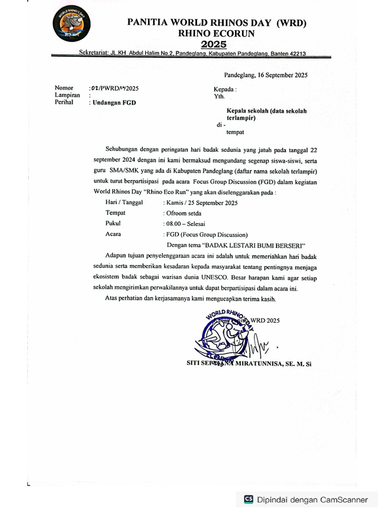 Undangan FGD | PDF