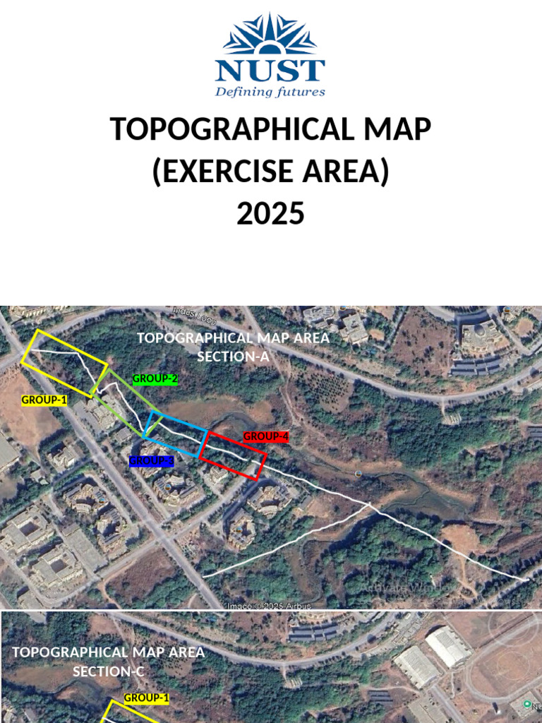 2025 Topographical Map of Exercise Area | PDF
