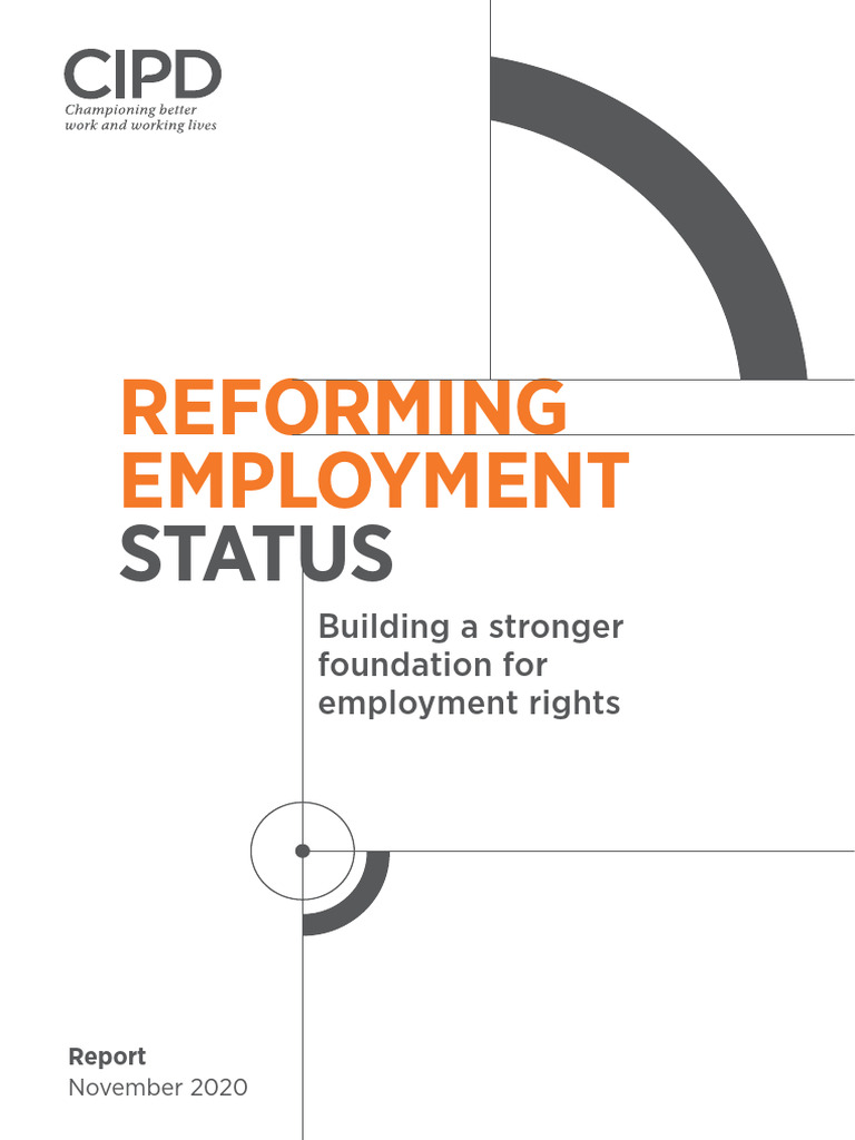 Reforming Employment Status Building A Stronger Foundation For ...