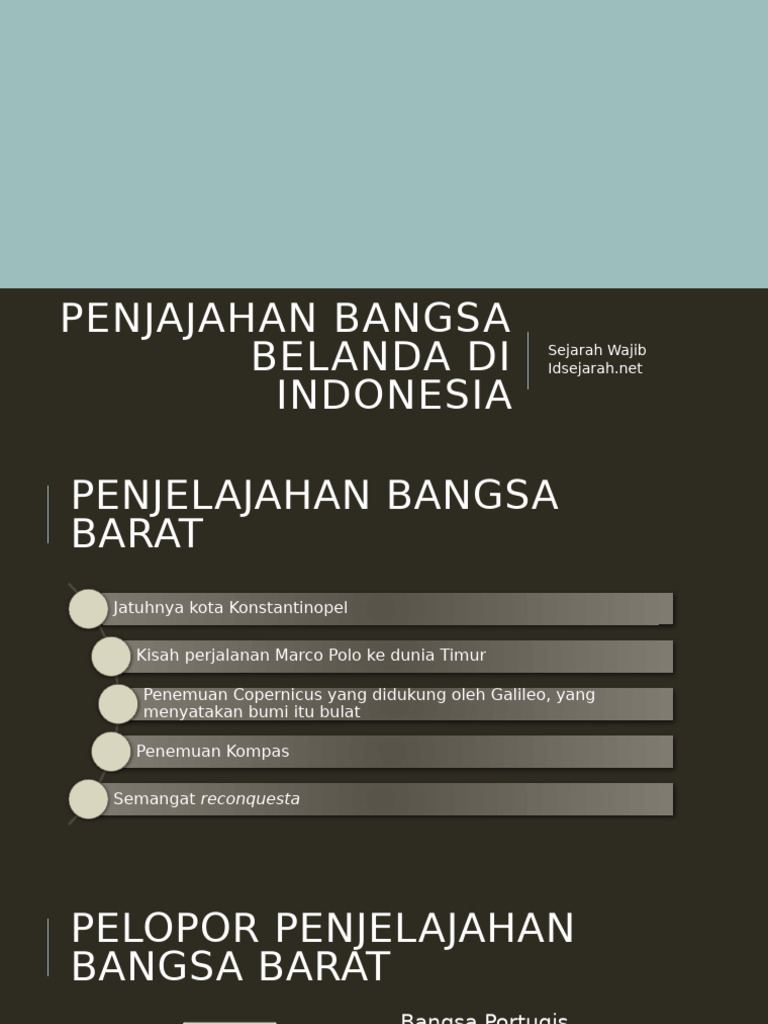 Penjajahan Belanda di Indonesia: Sejarah VOC | PDF