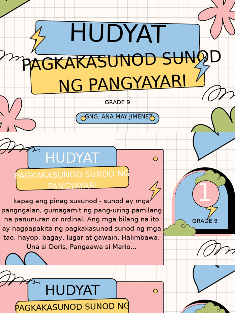 Hudyat NG Pagkakasunod Sunod | PDF