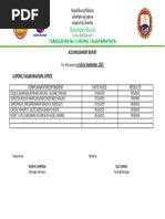 SALN Transmittal Checklist OMB Form 8 | PDF