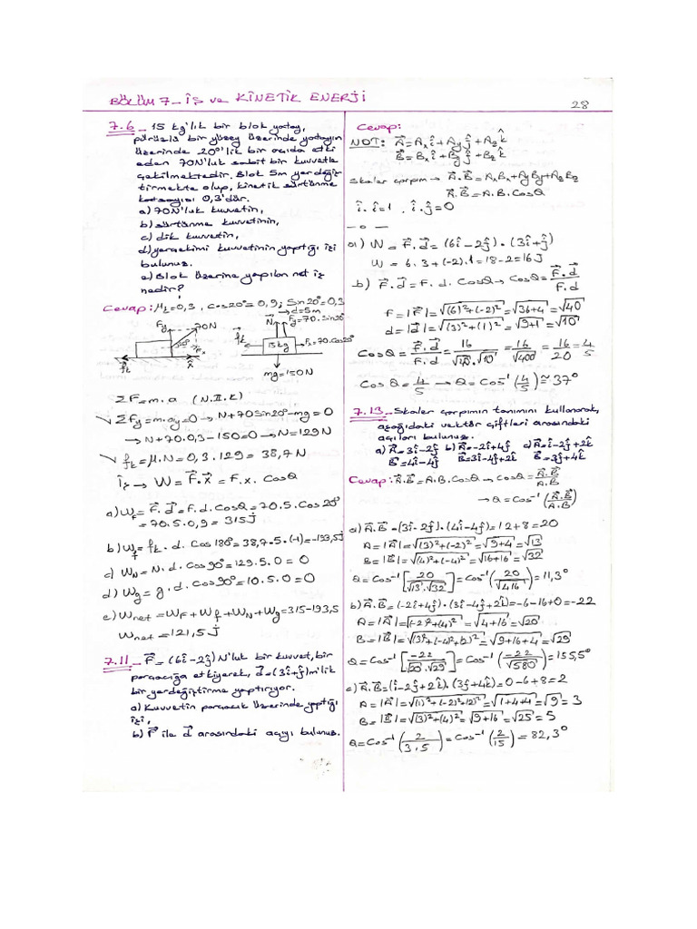 Kinetik Enerji Uyg | PDF