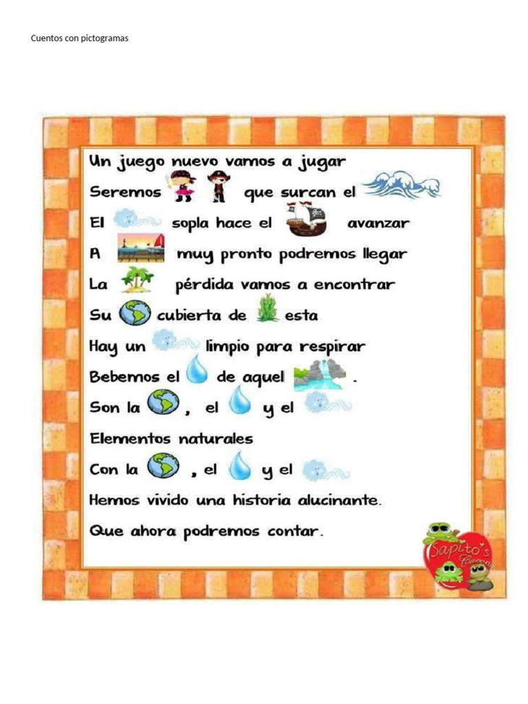 Cuentos Con Pictogramas | PDF