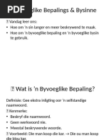 Intensive Form For Afrikaans | PDF