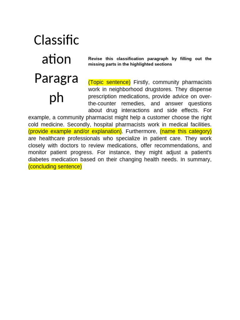 Classification Practice Modified | PDF