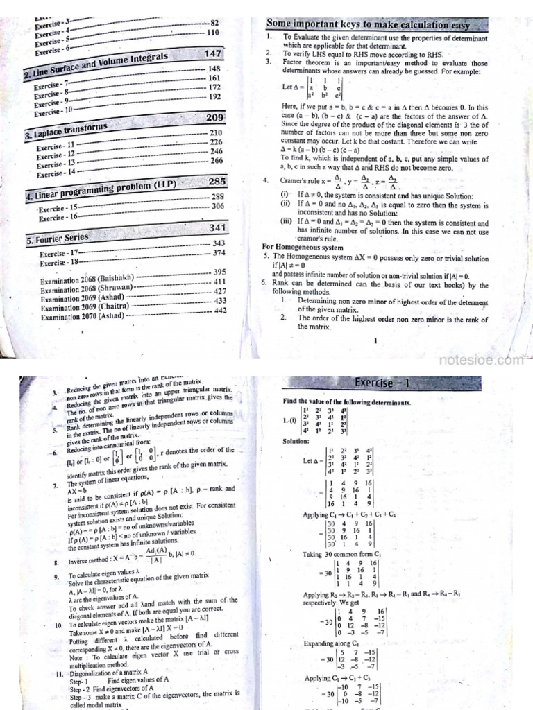Maths III Solution - Compressed | PDF