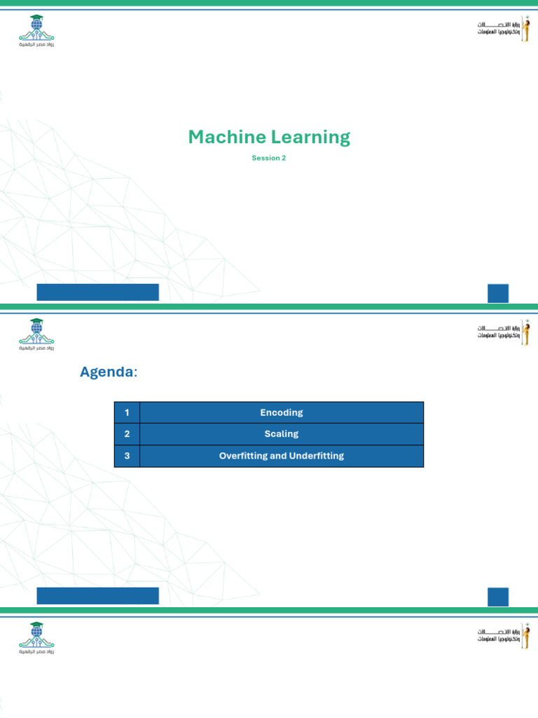 Session 2 (Machine Learning) | PDF | Multivariate Statistics ...