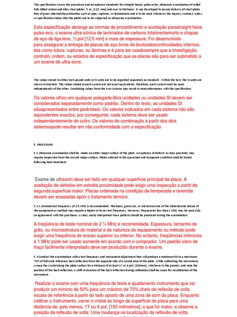 Critérios de Aceitação ASTM A435 | PDF | Sólidos cristalinos | Ciência ...