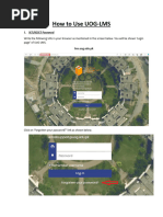 OULMS Login Instructions for FDE3022 | PDF