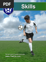 Trapping Techniques in Football | PDF | Sports | Team Sports