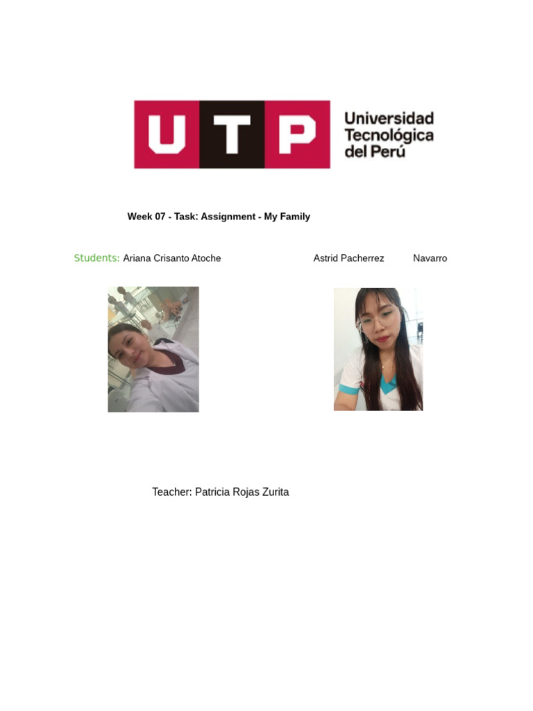 Task Week 7 Inglés | PDF