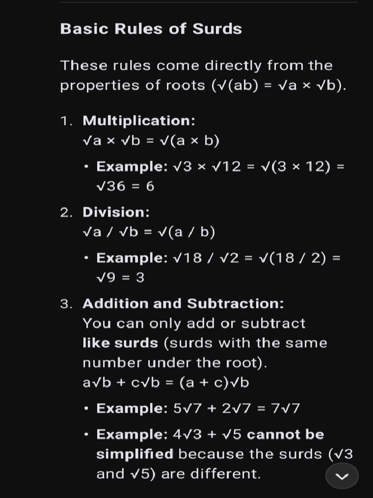 Surds | PDF