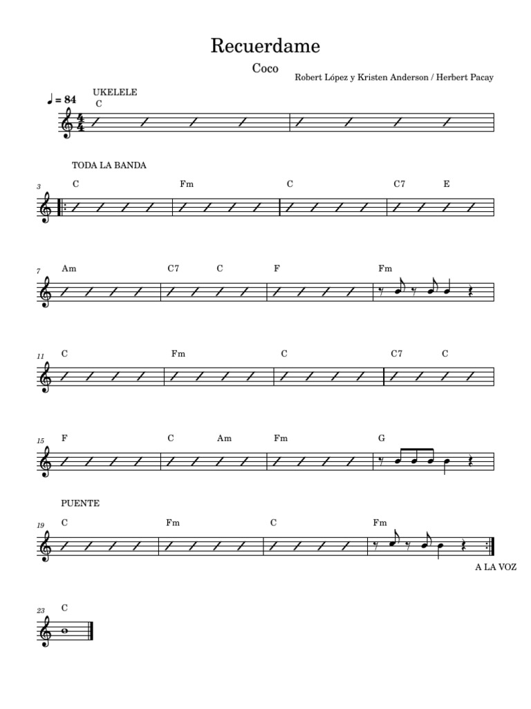 Recuerdame Coco | PDF