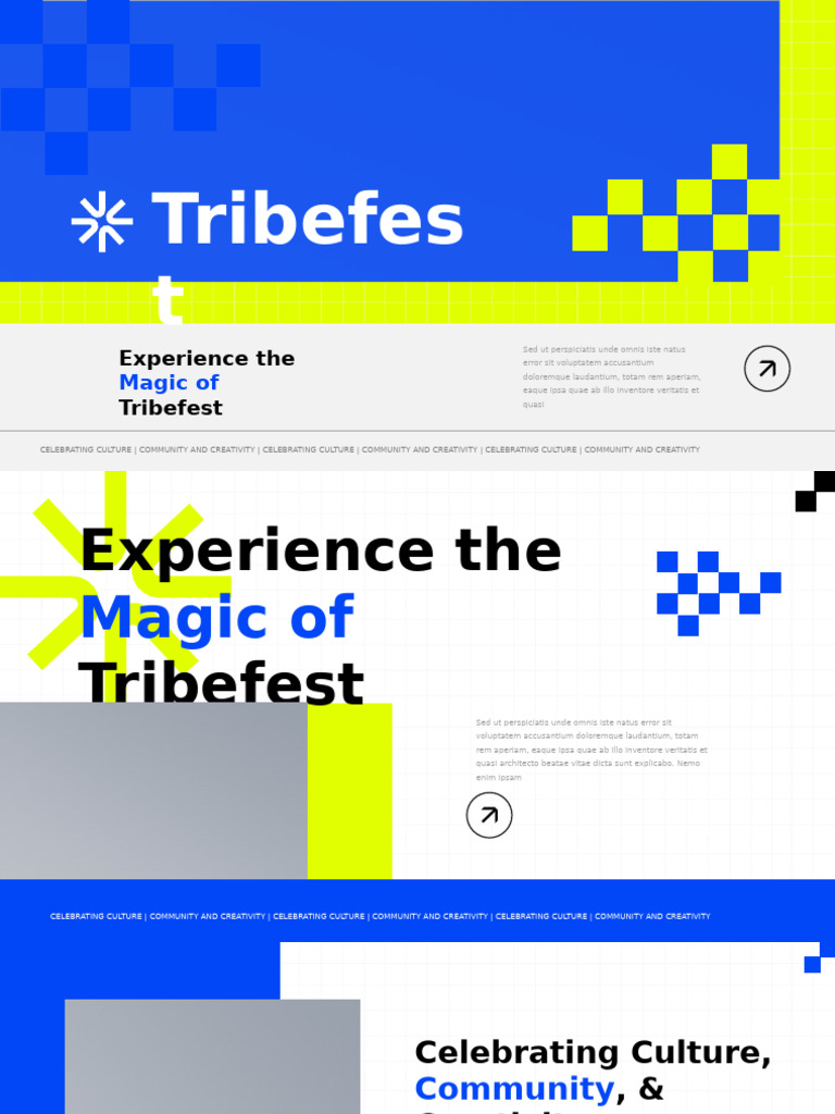 Tribefest - Event Festival Presentation Template | PDF