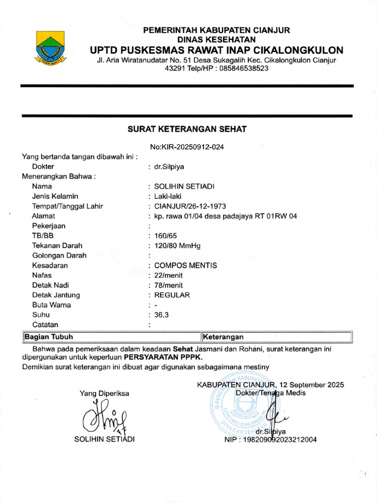 Kir Dokter Solihin | PDF