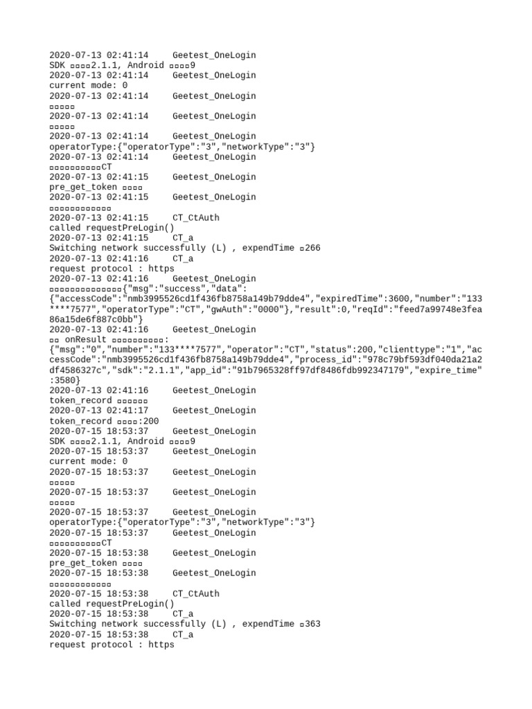 Onelogin Log | PDF | Computing | Computer Networking