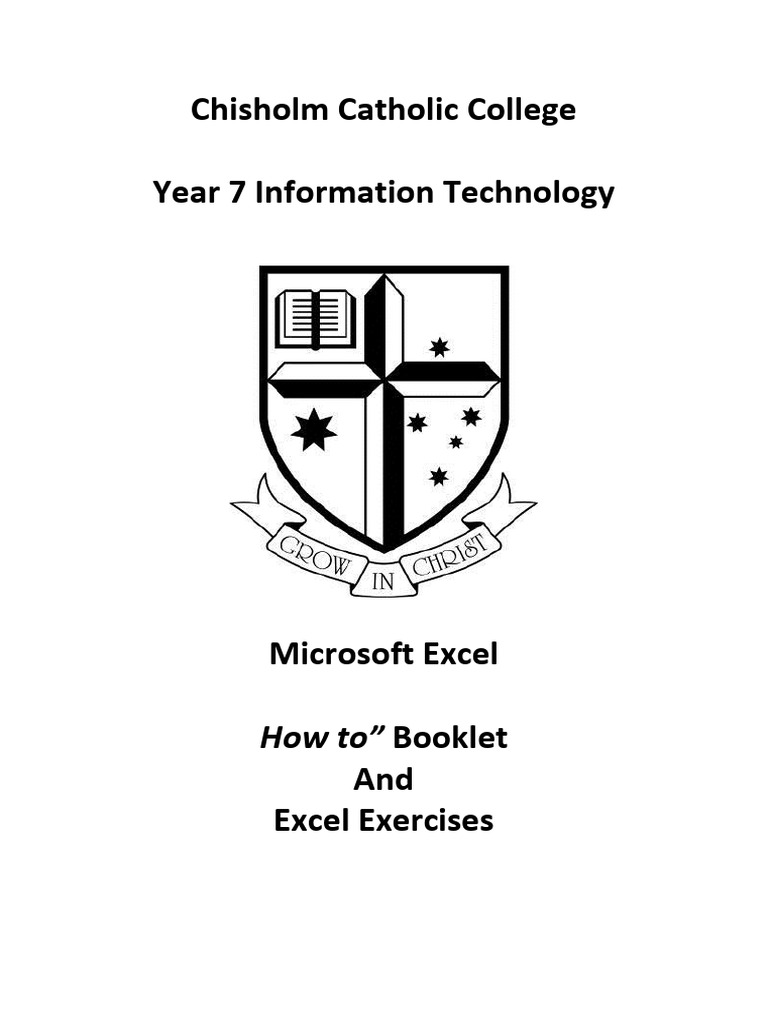Year 7 Spreadsheet How To and Exercise Booklet | PDF | Spreadsheet ...