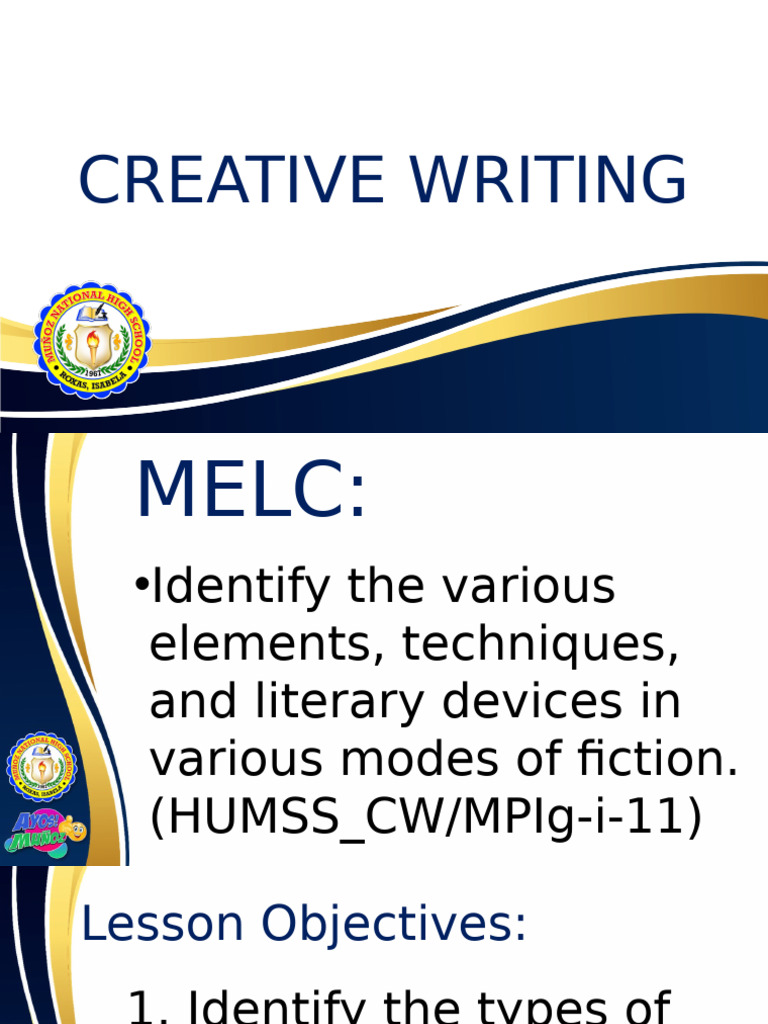 CREATIVE WITING QUARTER1WEEK 6 7.pptxEDITED | PDF | Fantasy | Horror ...