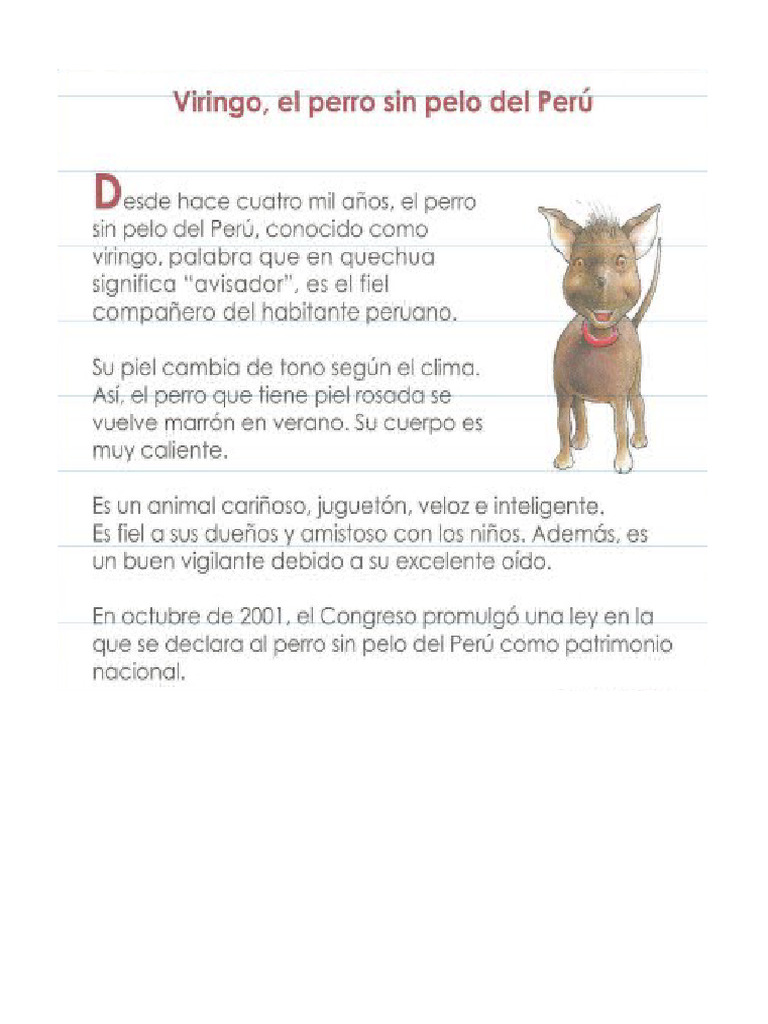 El Perrro Peruano | PDF