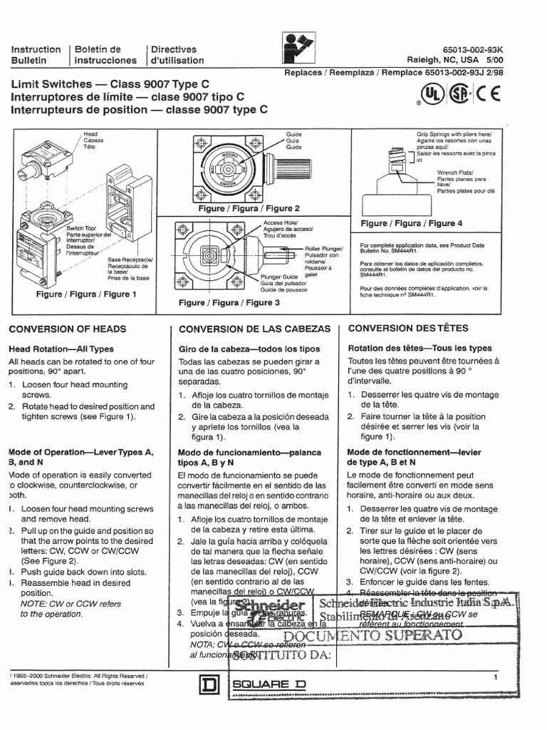 Limit Switch Cr53b2 | PDF
