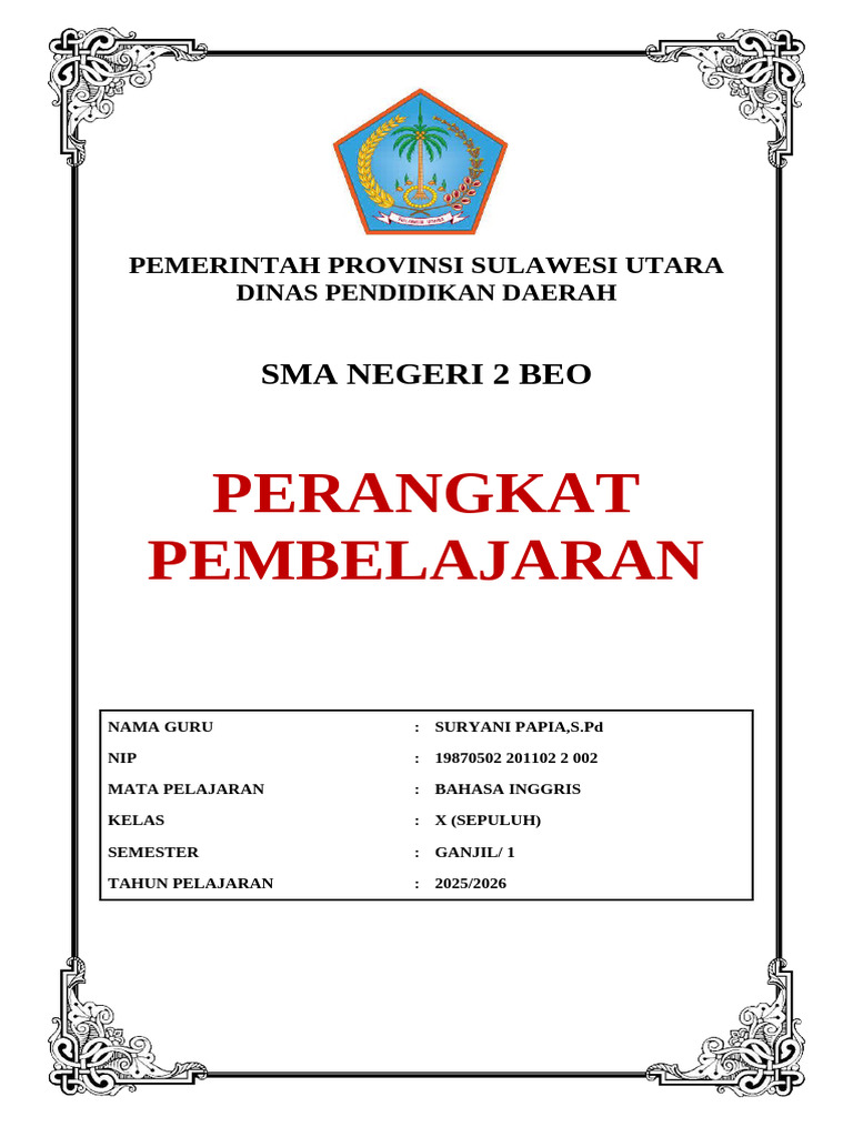 Cover Perangkat Pembelajaran - WWW - Kherysuryawan.id | PDF