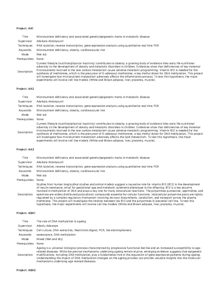 BIOMED Projects 24-25 | PDF | Polymerase Chain Reaction | Gene Expression