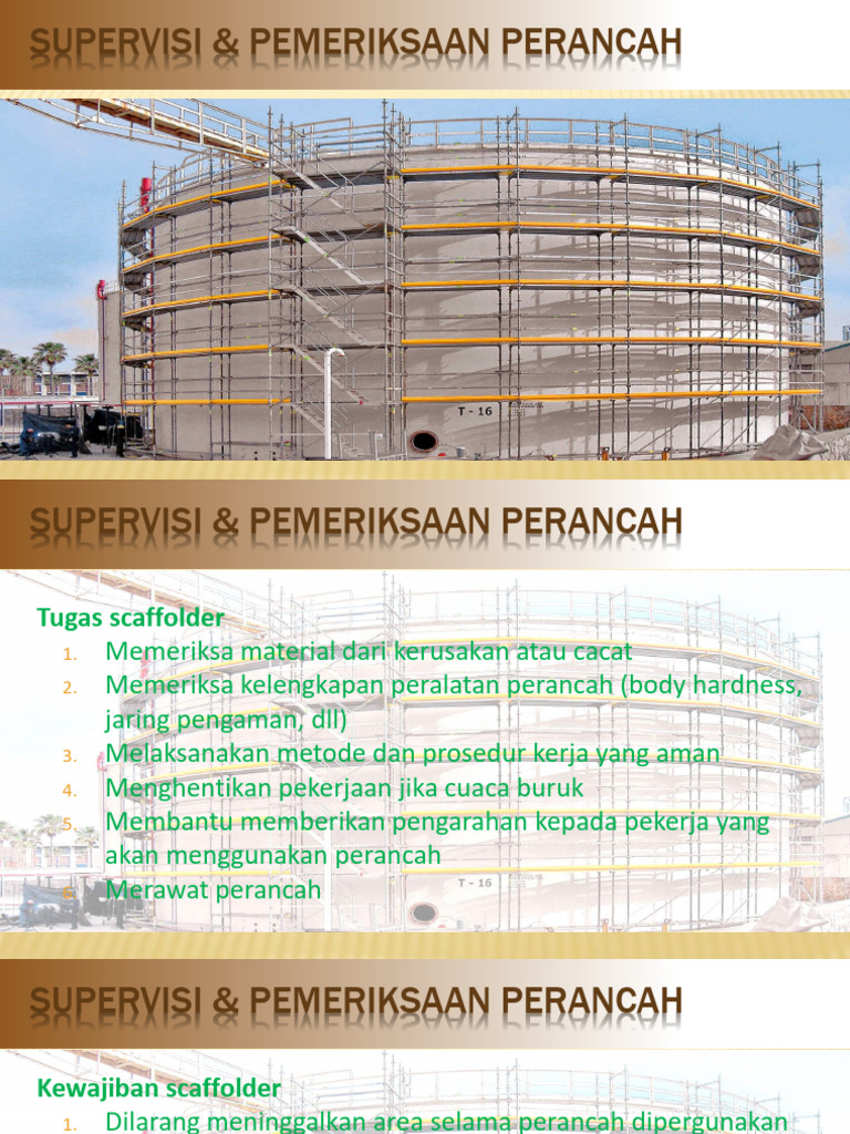 Panduan Inspeksi Perancah yang Aman | PDF