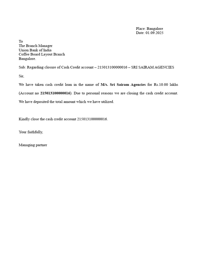 Closure Letter | PDF