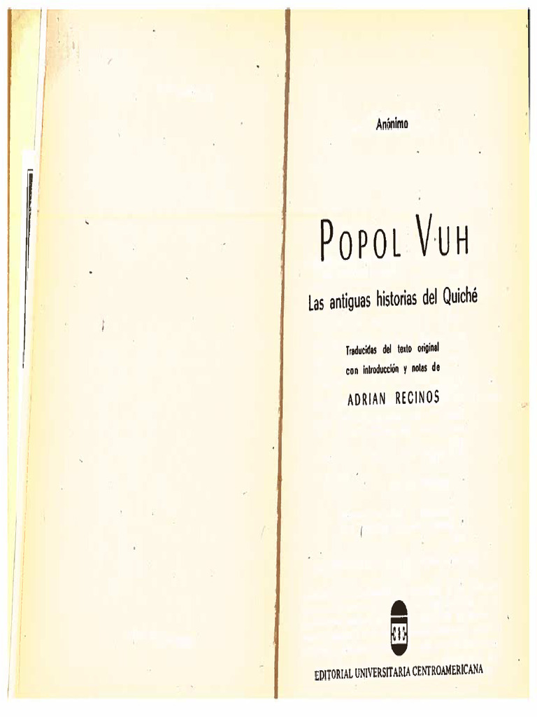 Popol Vuh | PDF