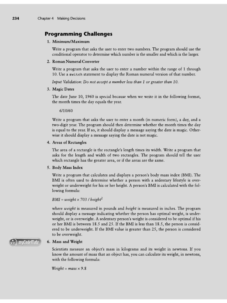 Practice Programs - Programming Basics | PDF