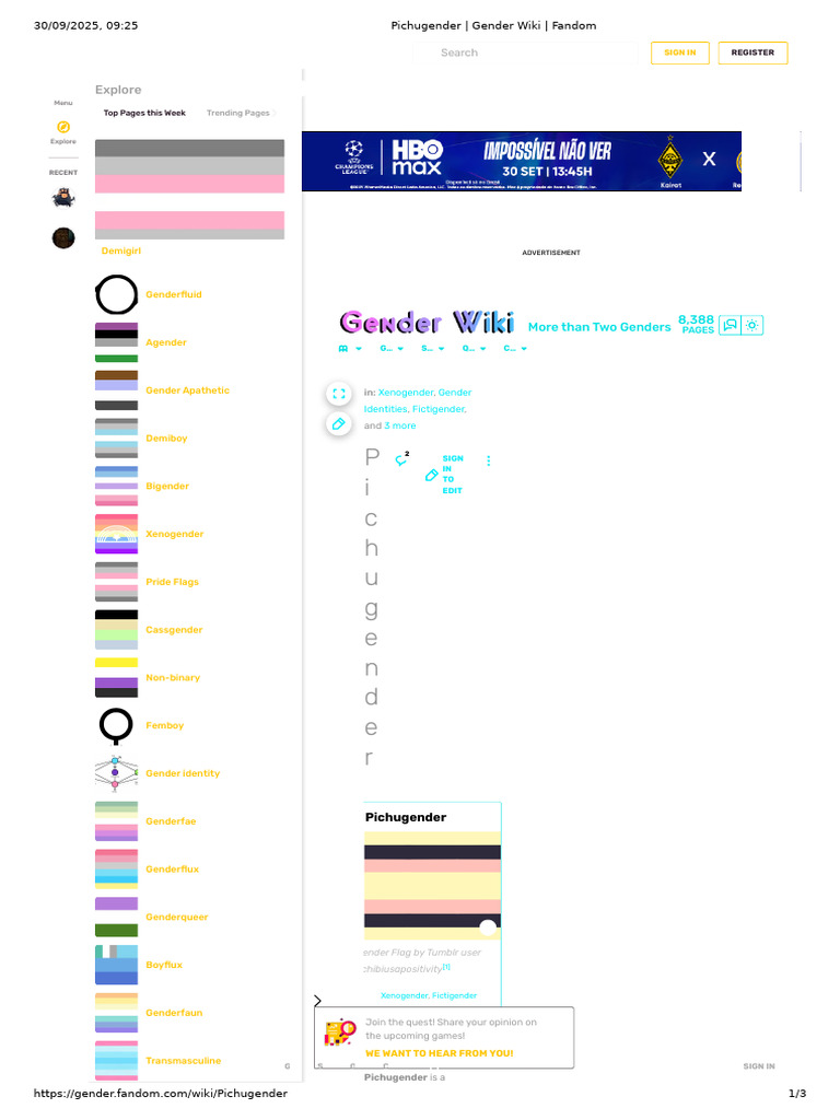 Pichugender - Gender Wiki - Fandom | PDF | Gender | Gender Studies