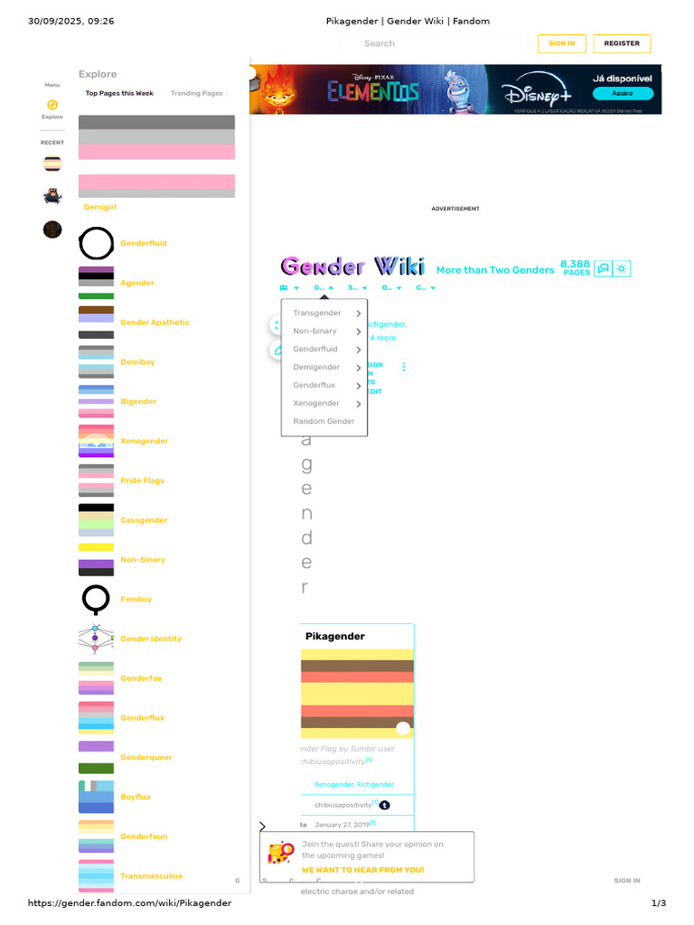 Pikagender - Gender Wiki - Fandom | PDF | Transgender | LGBTQIA+ Studies